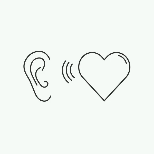 Listen to your heart Vector Art Stock Images | Depositphotos