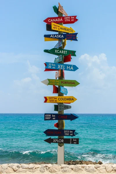 Key west directional sign | Key West beach distance signs to landmarks ...