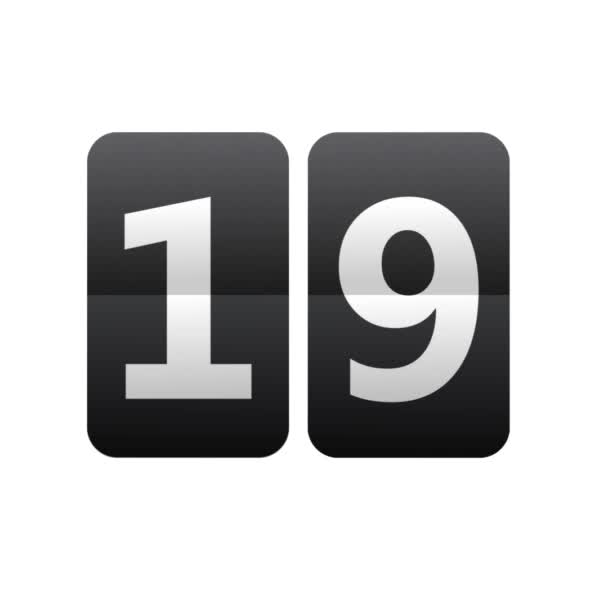 00-99 Flip clock animation random. Flipping panel. — Stock Video ... 00-99 Flip clock animation random. Flipping panel. — Stock Video ...