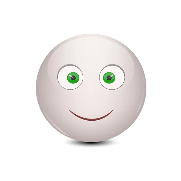 Grey smiley 3d emoticon — Stock Photo © pogotskyihk #111688584