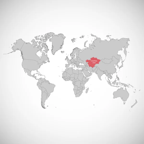 Tien Shan Mountains World Map