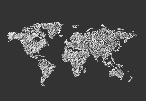 World map draw Vector Art Stock Images | Depositphotos