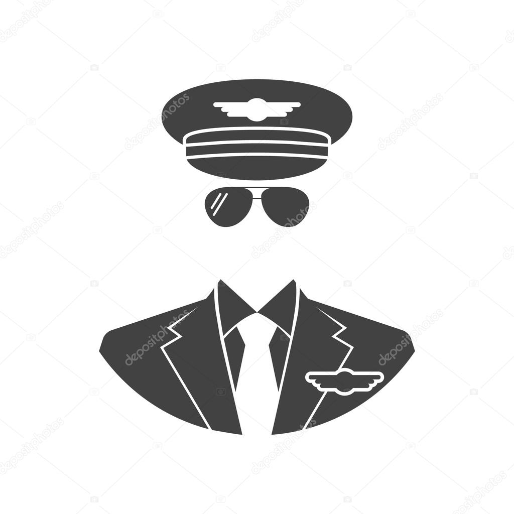 Pilot Icon vector Stock Vector Image by ©threecvet.gmail.com #114639858