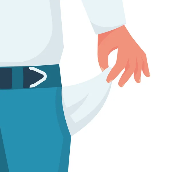 Cartoon empty pockets Vector Art Stock Images | Depositphotos