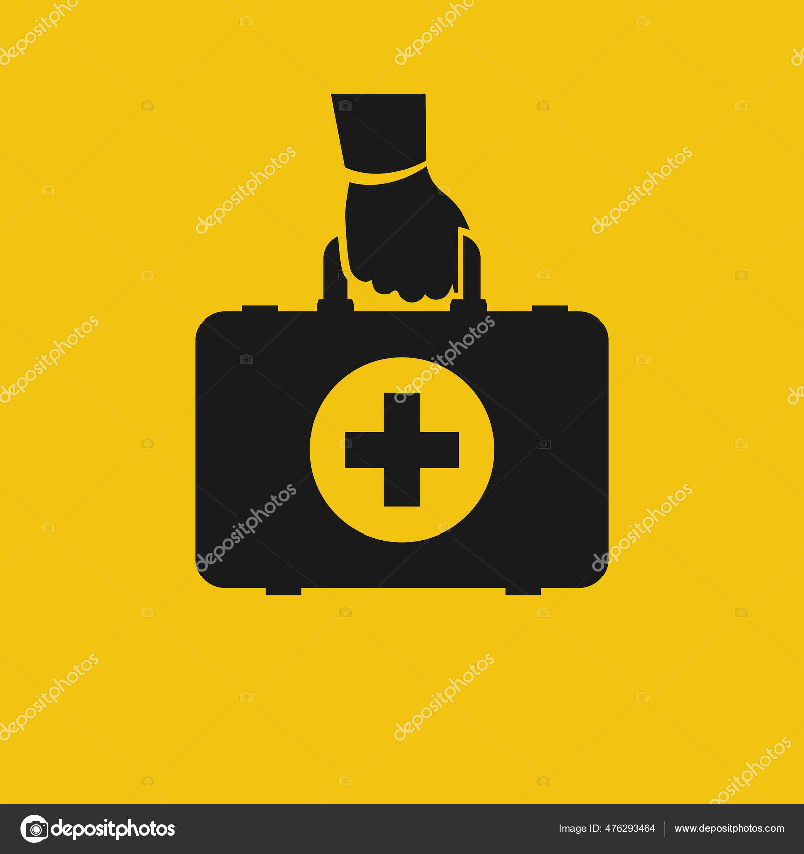 First Aid Kit Sign Template