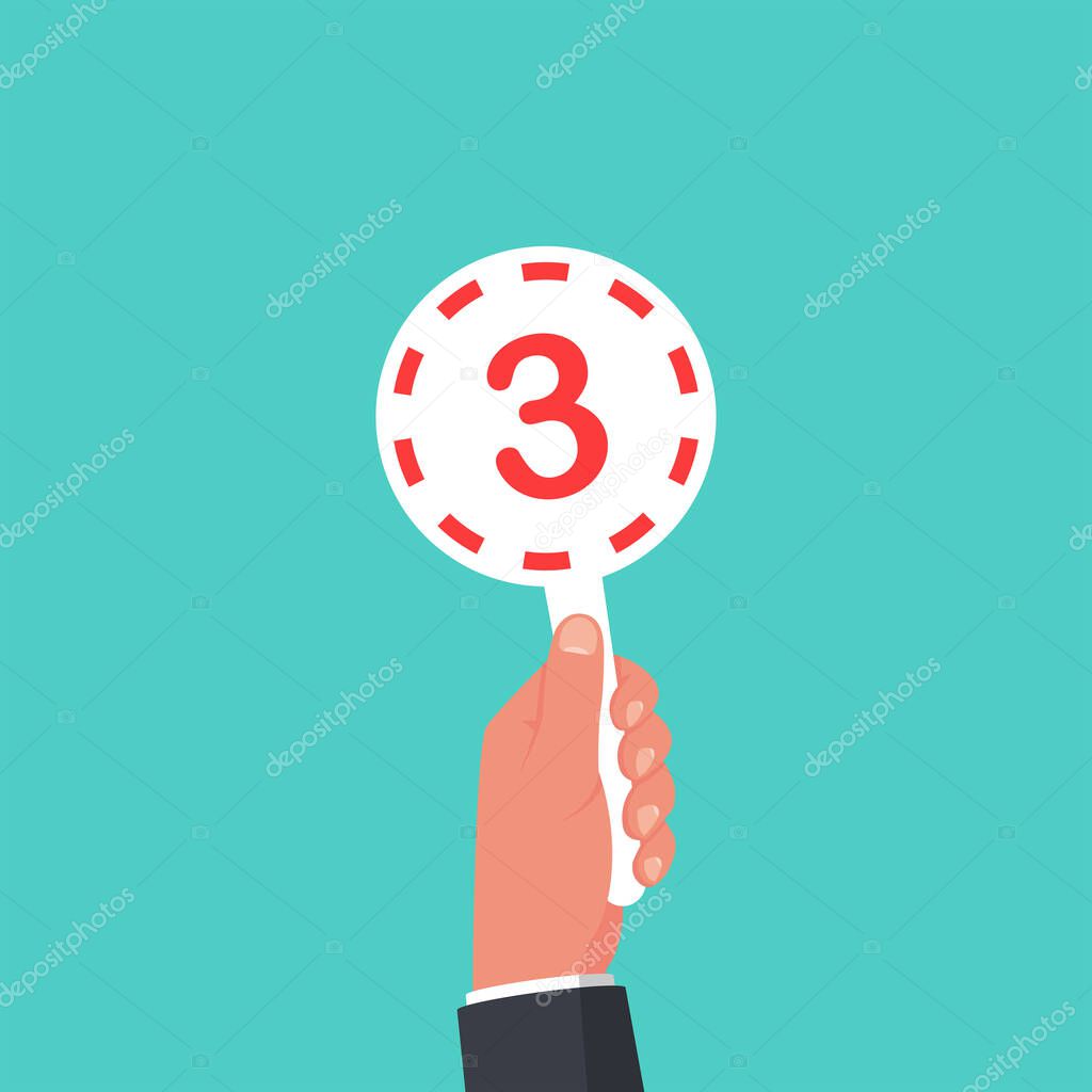 Tarjeta de puntuaci n 3. Tabla de n meros. Calificaci n de d gitos en una tarjeta de puntuaci n ...