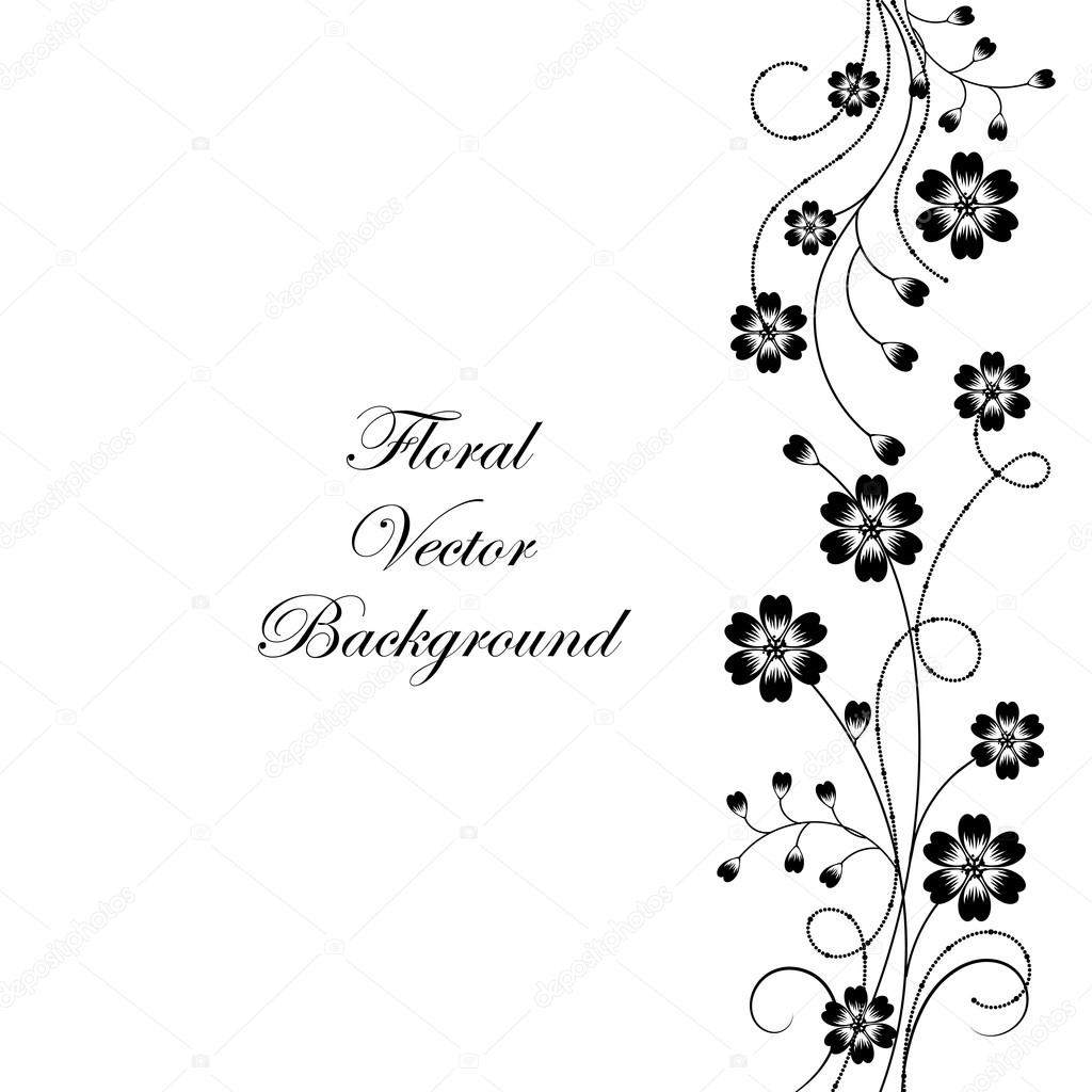 Simple Flower Abstract Background