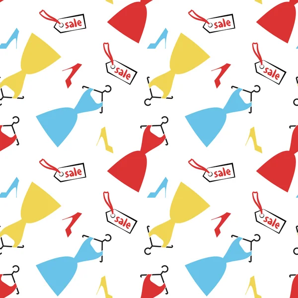 Dress sell hand drawing pattern seamless Stock Vector Image by ...