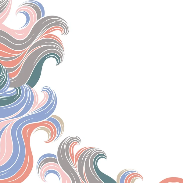 Wave Frame/Border Stock Vector by ©konekotanya.gmail.com 97106466