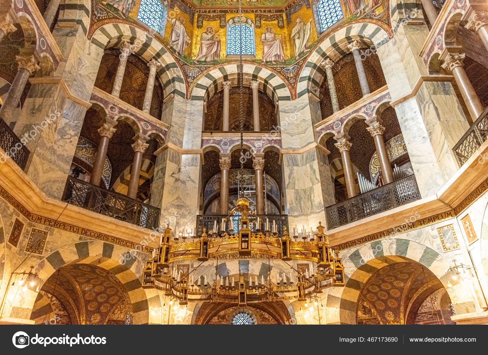 Interior View Of Palace Chapel Of Charlemagne