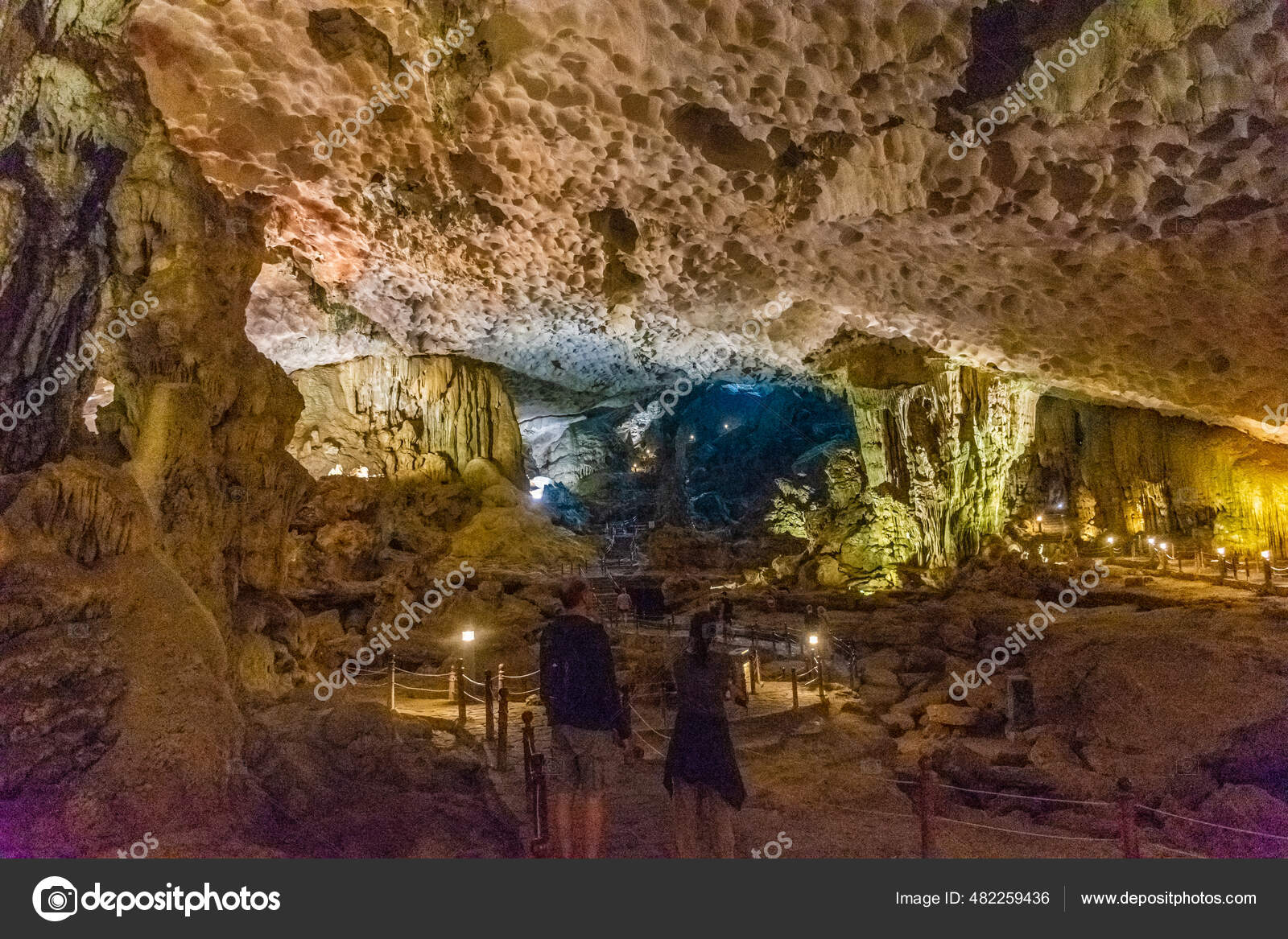 Beautiful Big Cave Long Bay Vietnam Stock Photo by ©stefano ...