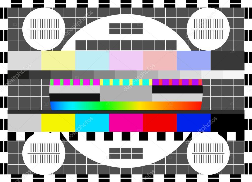 Glitch error signal. Loss of the television signal corrupted image ...