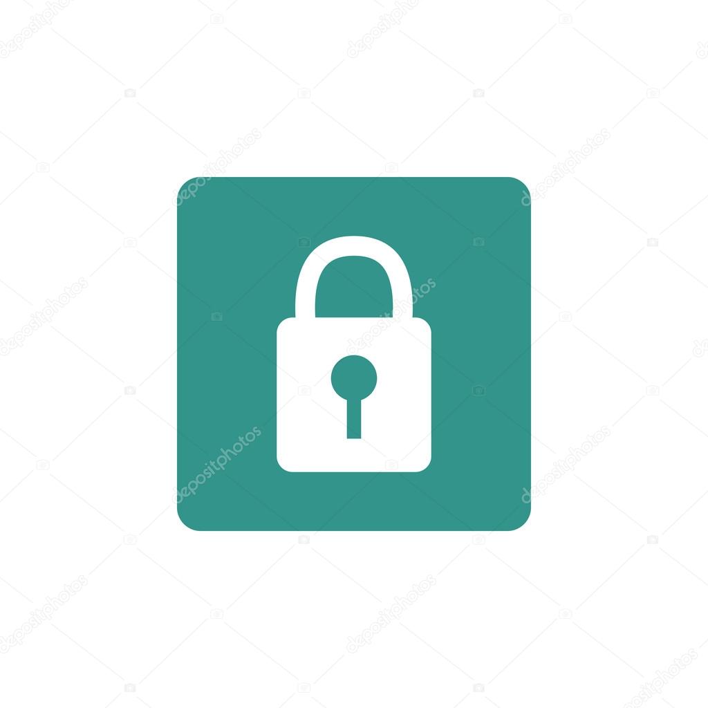 Closed lock icon Stock Vector by ©aalbedouin.gmail.com 100234072