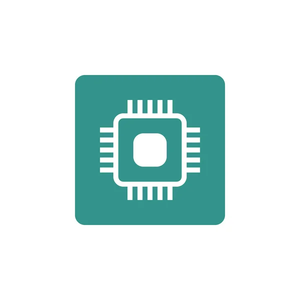 Processor Hardware Computer Technology Flat Line Filled Icon Beautiful ...