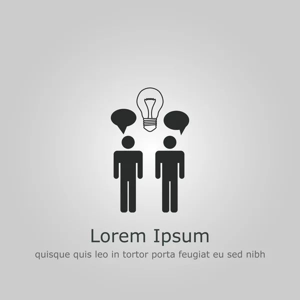 Brainstorming icon, brainstorming symbol, brainstorming vector ...