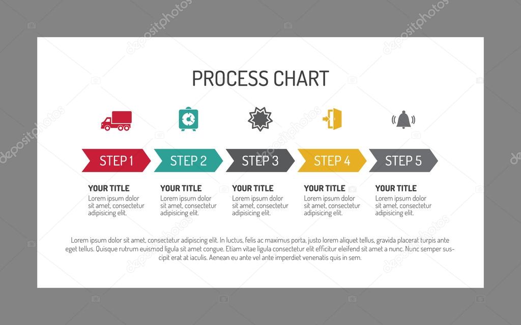 Five step process arrow chart Stock Vector Image by ©surfsup.vector ... Five step process arrow chart Stock Vector Image by ©surfsup.vector ...
