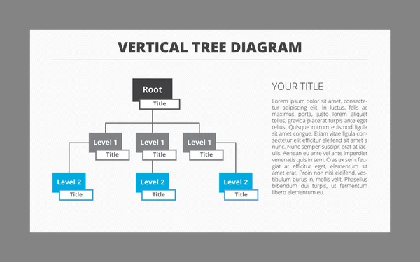 Three Level Tree Diagram Template Stock Vector Image by ©surfsup.vector ...