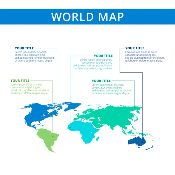 Plantilla de mapa mundial 2 Vector de stock por ©surfsup.vector.gmail ...