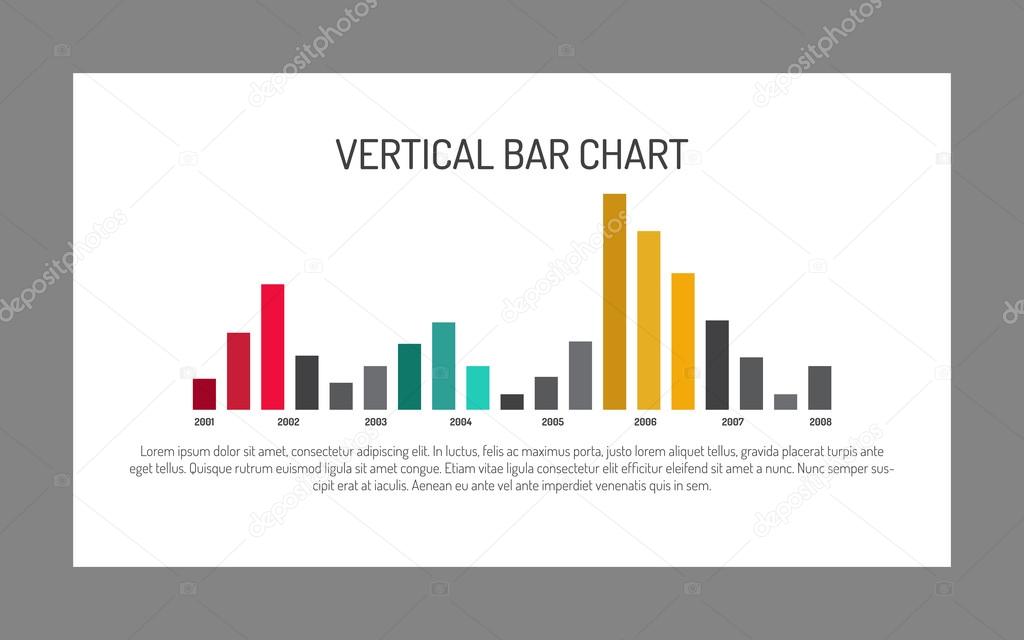 Large Vertical Bar Chart Template Stock Vector by ©surfsup.vector.gmail ...