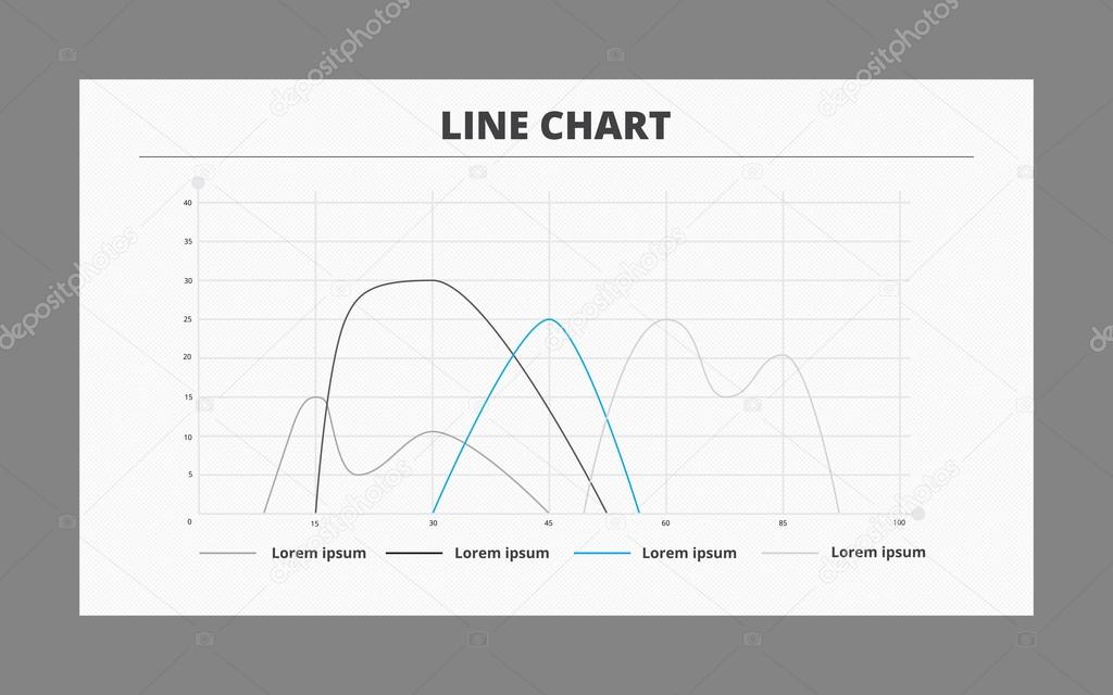 Smoothed Line Chart Template Stock Vector Image by ©surfsup.vector.gmail.com #100315958