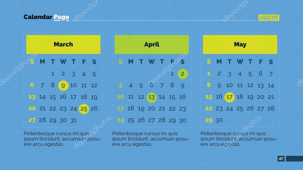 Calendar page slide Stock Vector by ©surfsup.vector.gmail.com 100328790