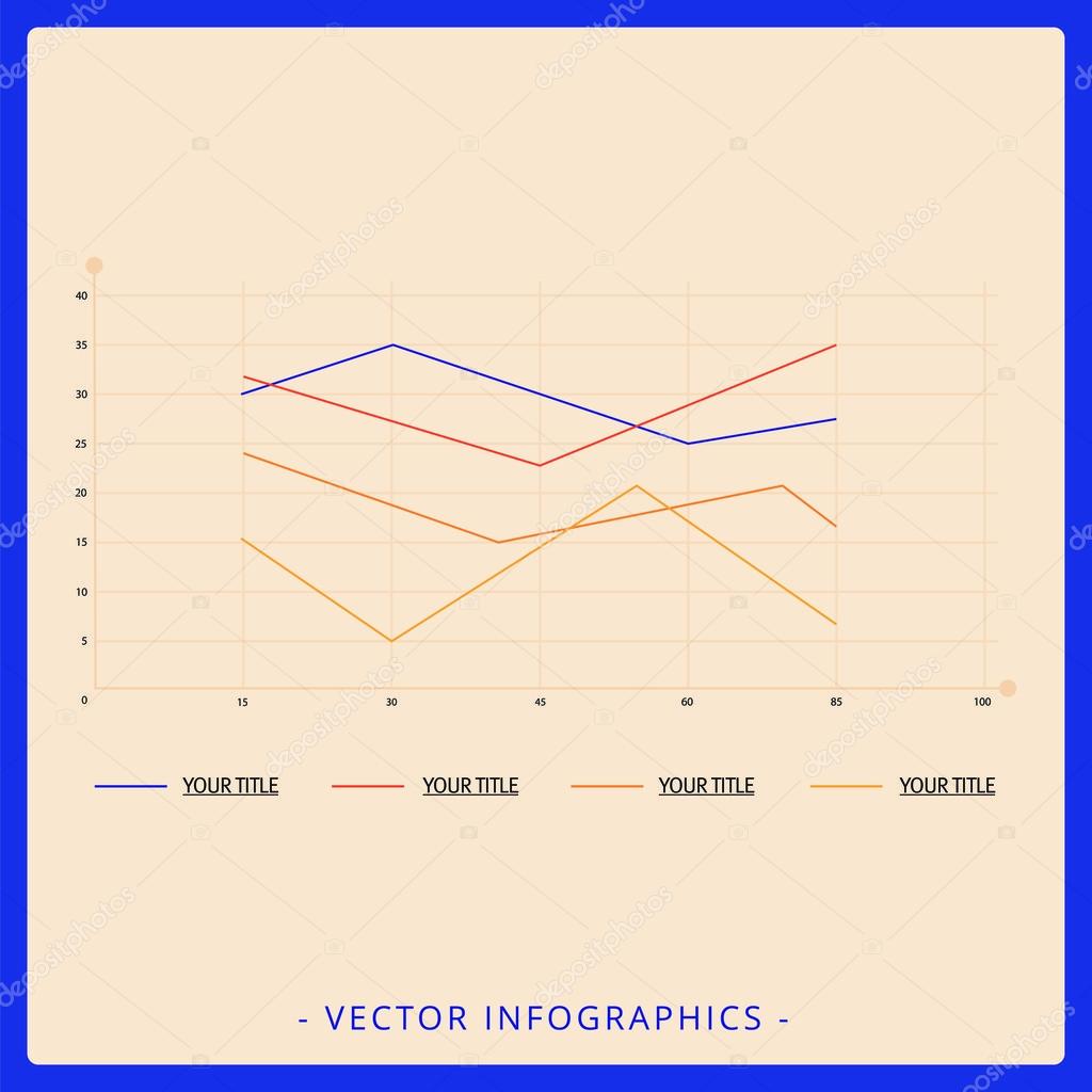 Line Chart Template 2 Stock Vector Image by ©surfsup.vector.gmail.com ...