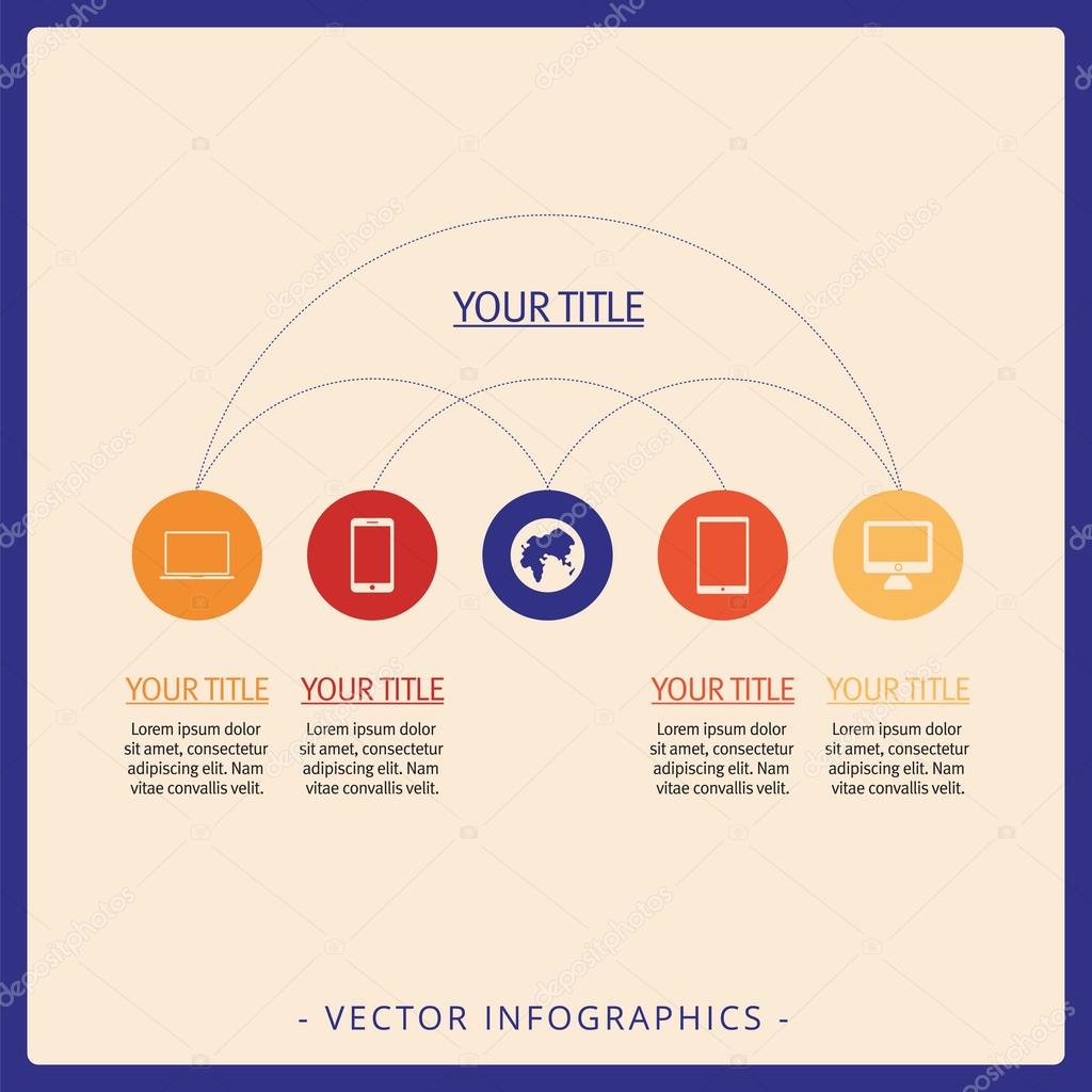 Plantilla de diagrama de proceso Vector de stock #105102848 de ©surfsup ...