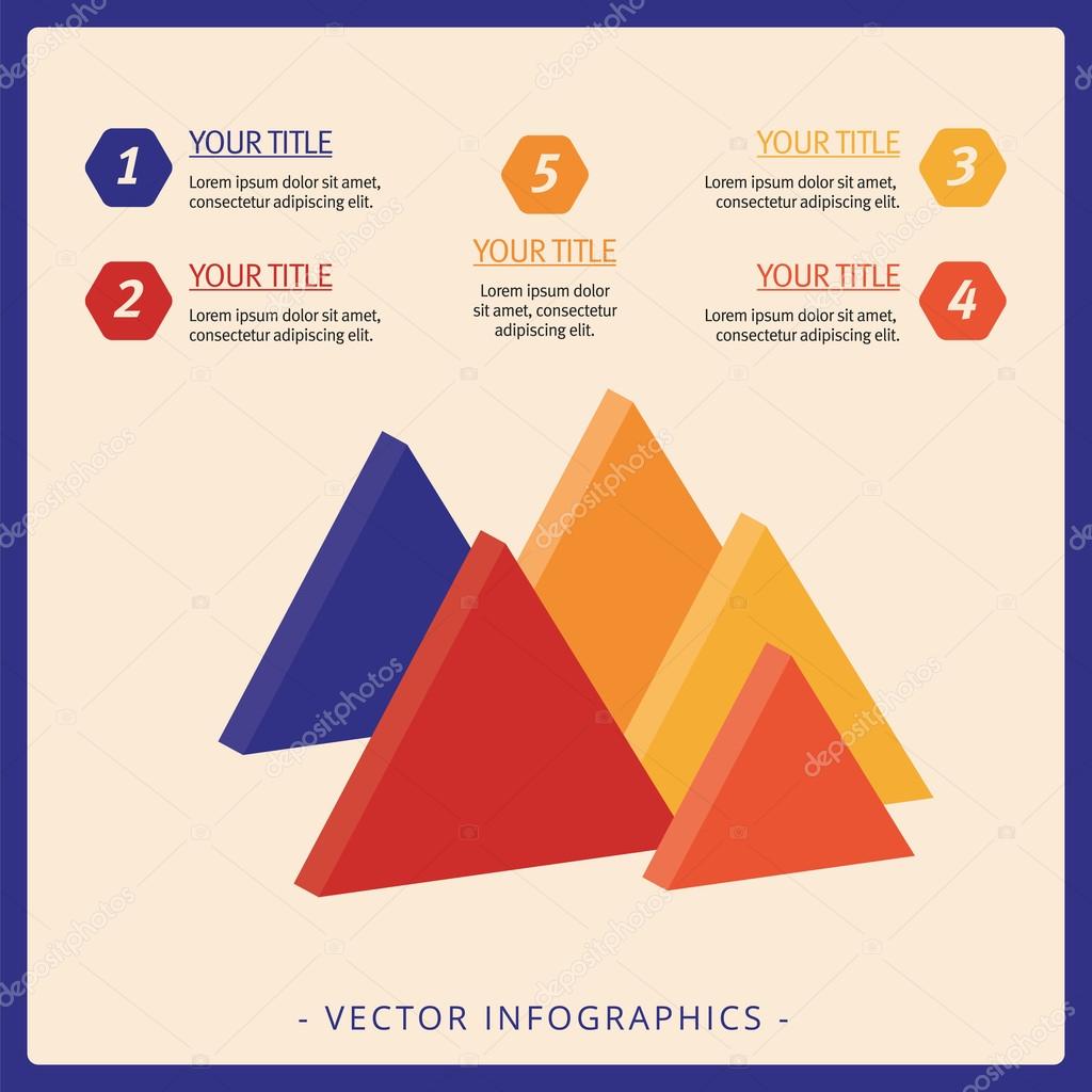 Triangle Diagram Template Stock Vector by ©surfsup.vector.gmail.com ...