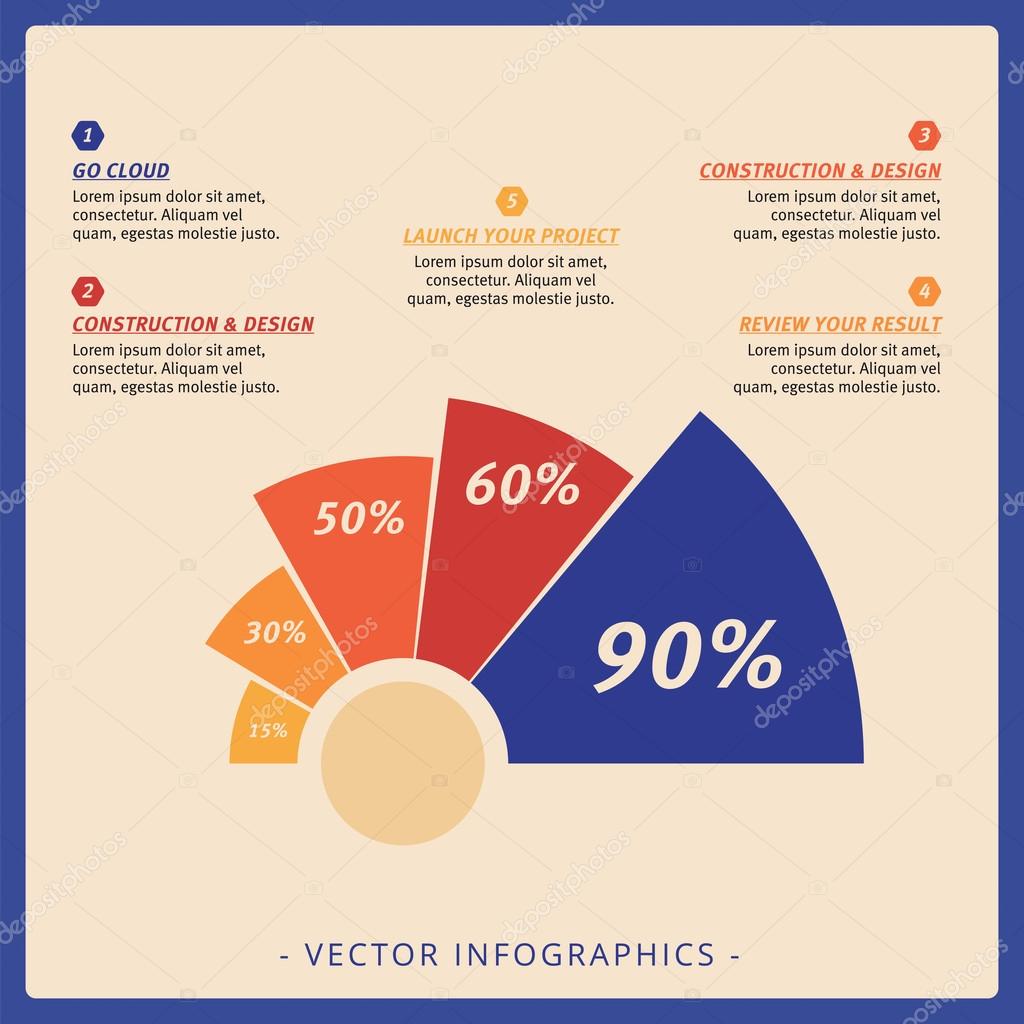 Radial Diagram Template Stock Vector by ©surfsup.vector.gmail.com 105102922
