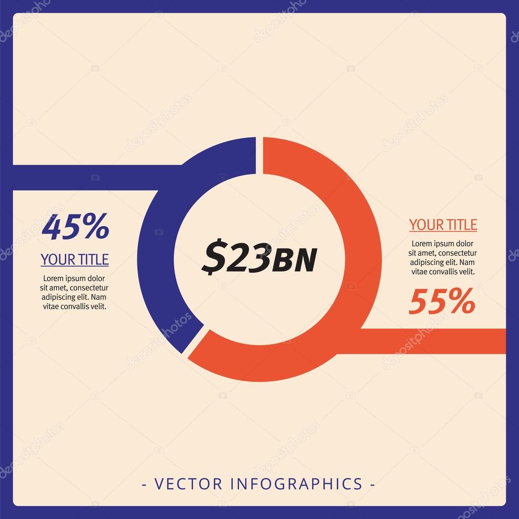 Circular statistic chart template Stock Vector by ©surfsup.vector.gmail ...