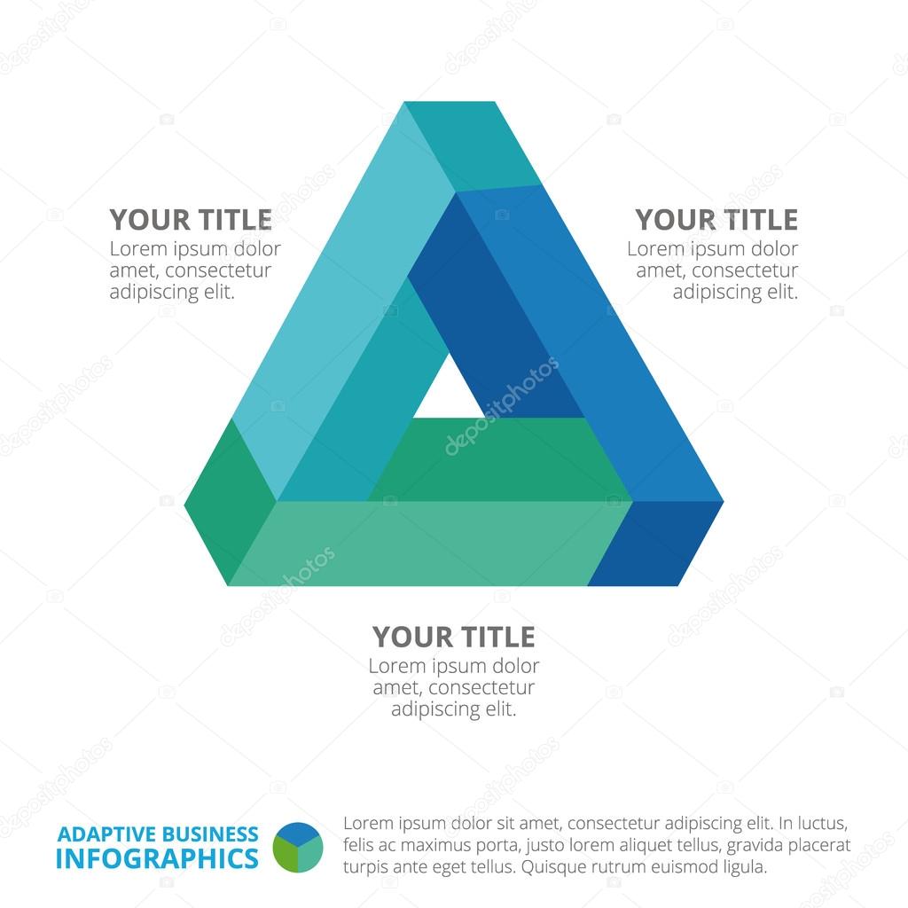 Plantilla de diagrama de triángulo Vector de stock #108923686 de ...