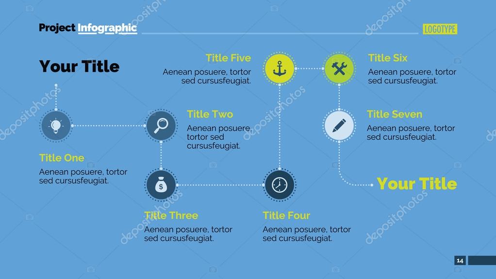 Process Chart Slide Template Stock Vector by ©surfsup.vector.gmail.com ...