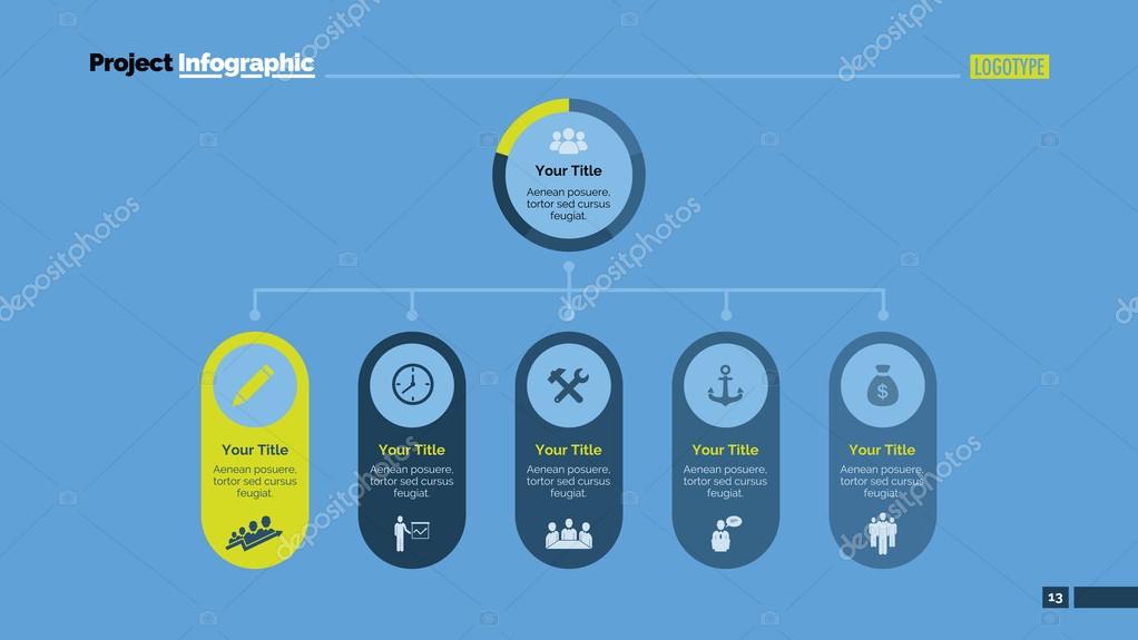 Creative Tree Diagram Slide Template Stock Vector by ©surfsup.vector ...