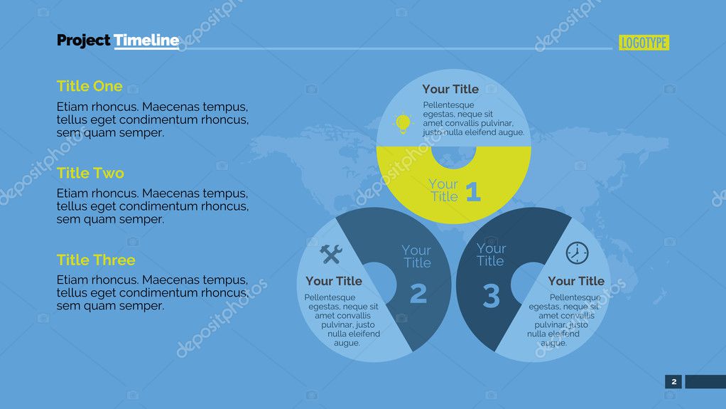 Three Stage Infographic Diagram Slide Stock Vector by ©surfsup.vector ...