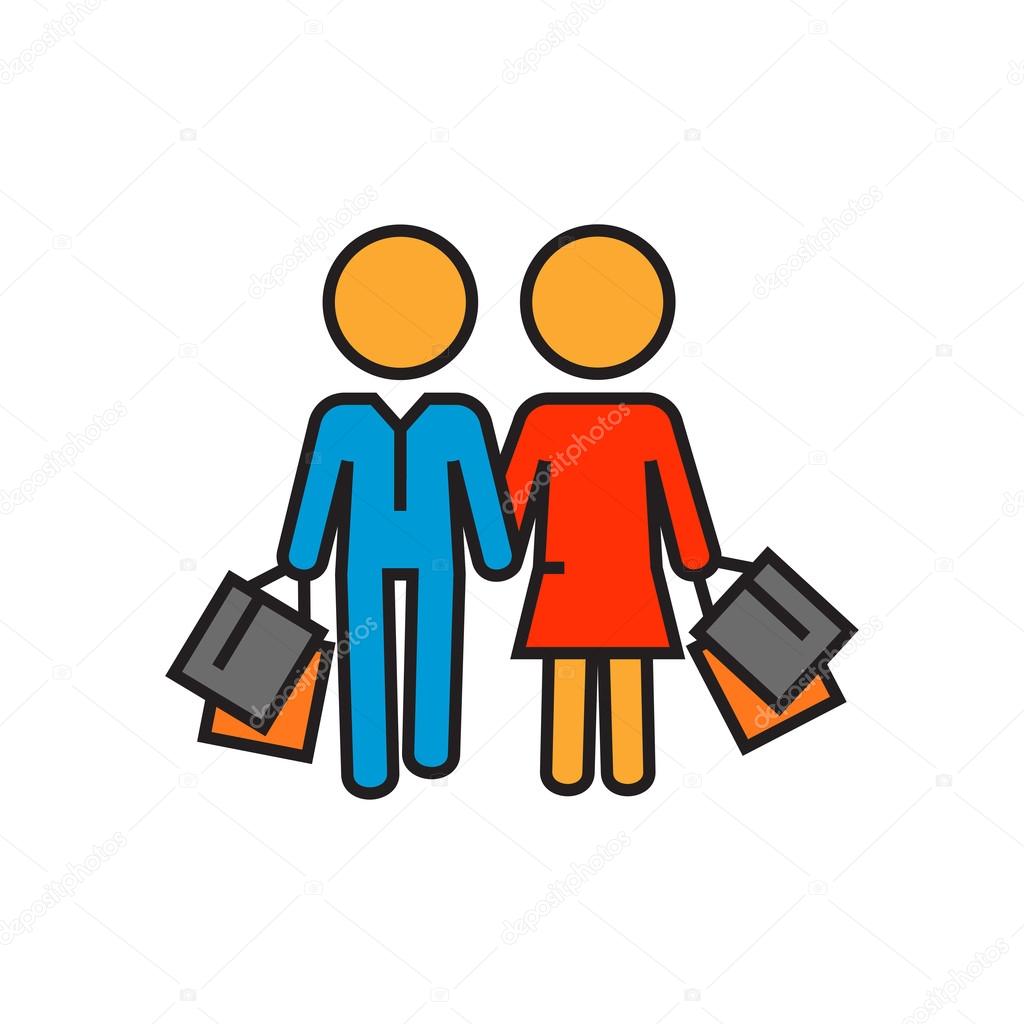 Customer Shopping Icon