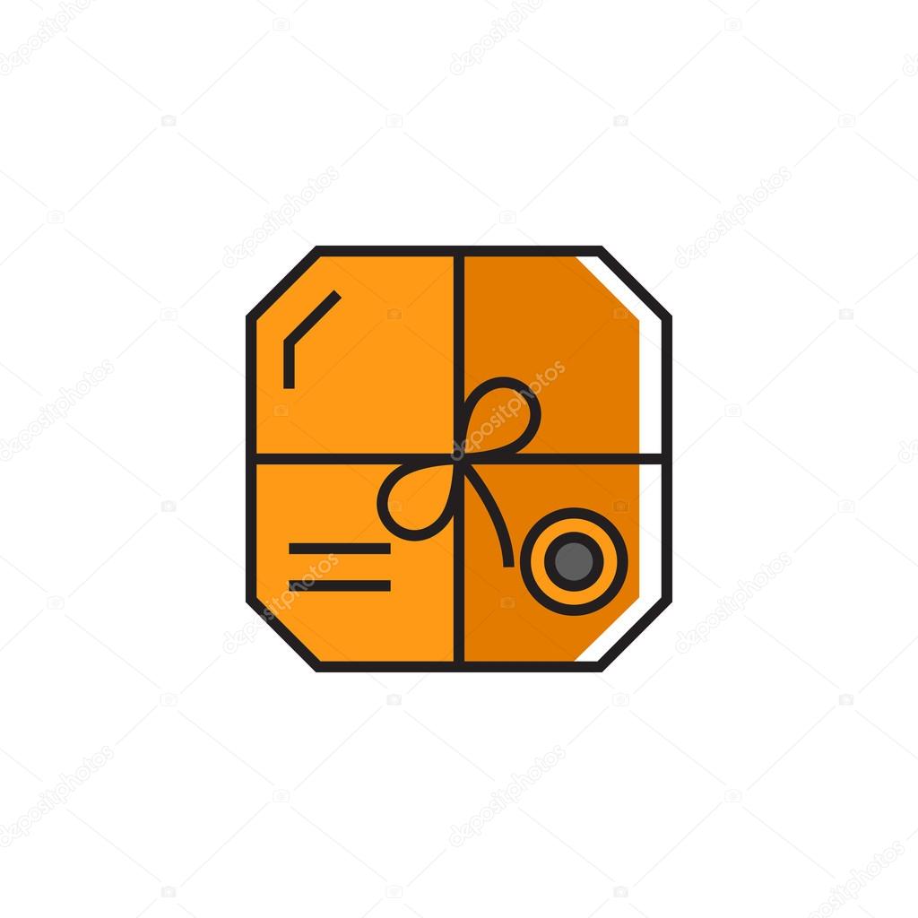 Parcel Line Icon Stock Vector by ©surfsup.vector.gmail.com 115509848