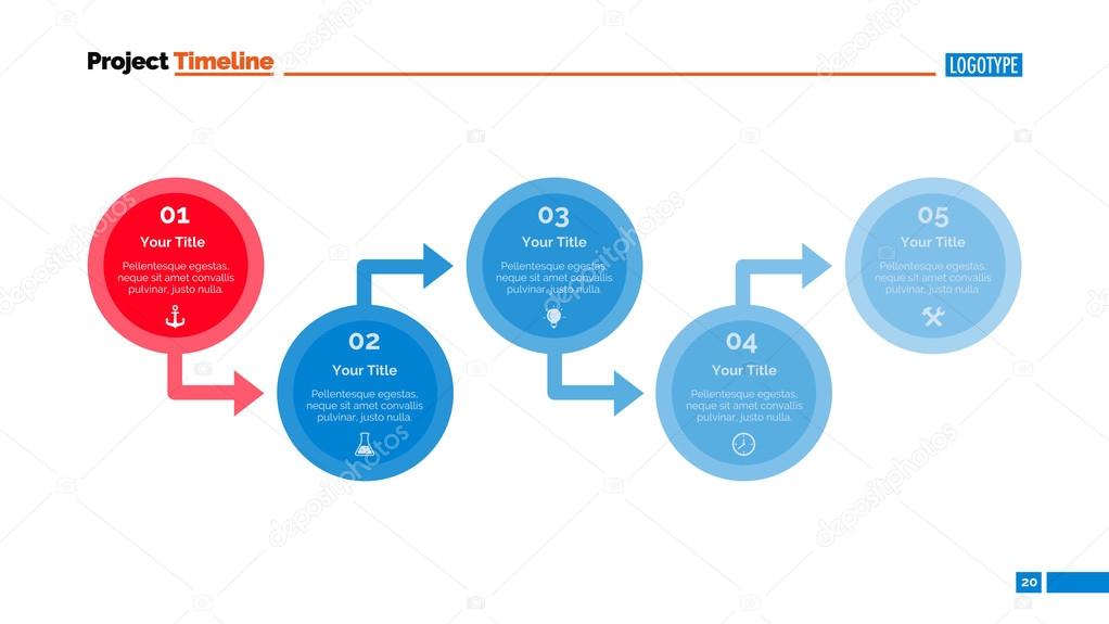 Process Chart Slide Template Stock Vector by ©surfsup.vector.gmail.com ...