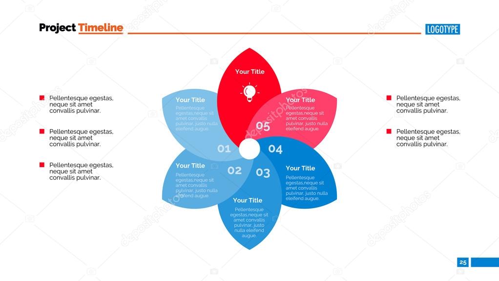 Process Chart Slide Template Stock Vector by ©surfsup.vector.gmail.com ...