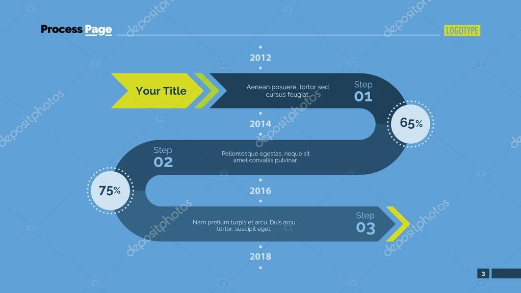 Templat Templat Timeline Phases Timeline Chart Vektor Stok oleh ...