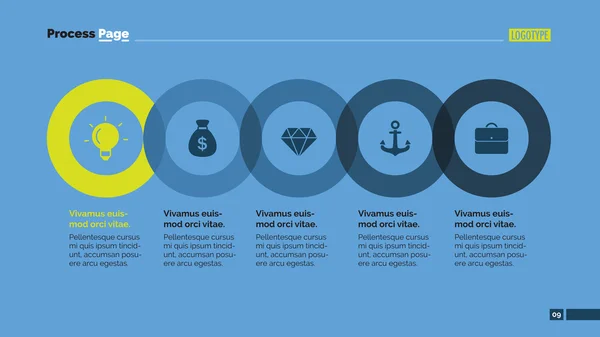 Block Scheme Diagram Slide Template Stock Vector Image by ©surfsup ...