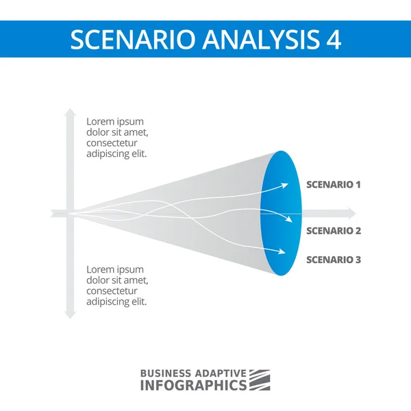 Scenario Analysis Diagram Template 2 Stock Vector Image by ©surfsup ...