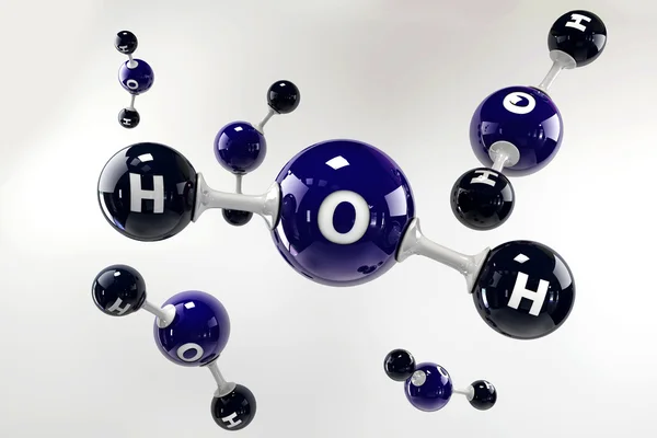 Molekuly vody — Stock fotografie #11943293