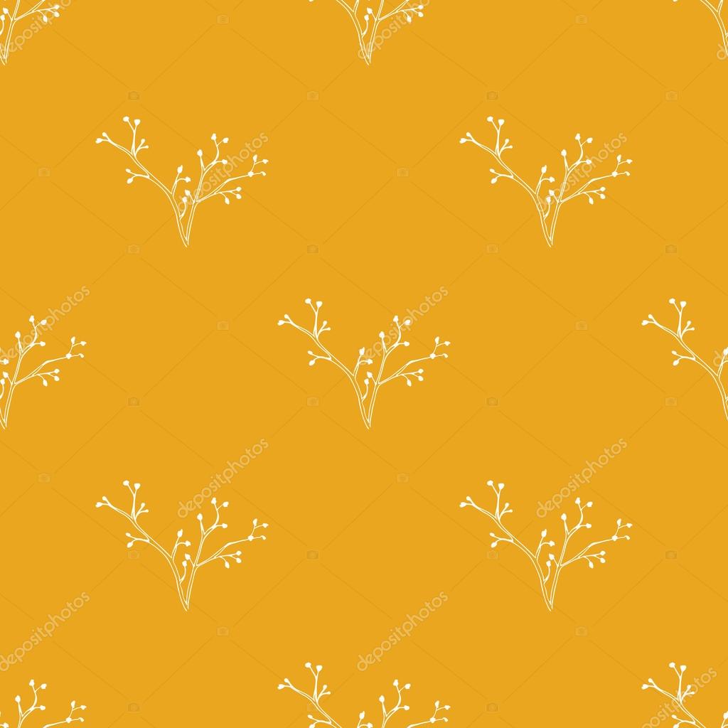 Mustard Yellow Pattern Background