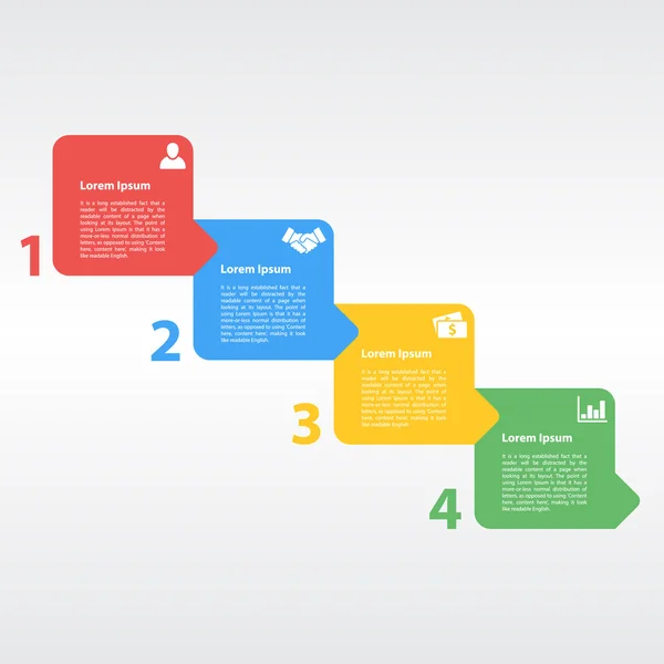 Four step plan Vector Art Stock Images | Depositphotos