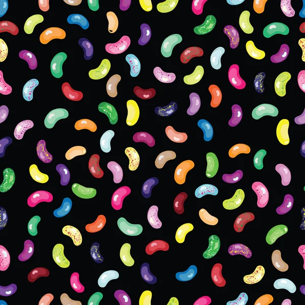 White seamless jelly beans vector pattern. Stock Vector Image by ...