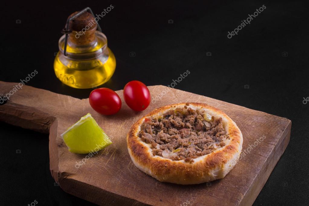 Arabic Meat sfiha Stock Photo by ©barkstudio 111869020