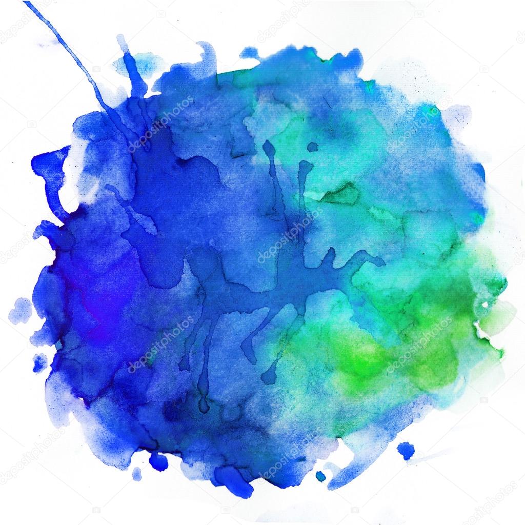 Watercolor splash texture Stock Illustration by ©furzikava #96959898