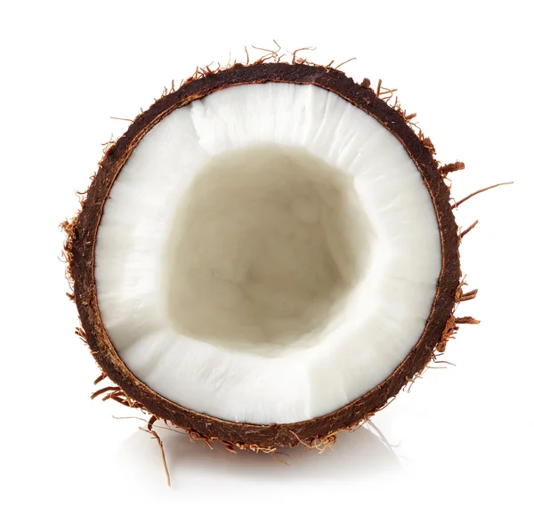 Coconut close up isolated on white Stock Photo by ©bigacim.gmail.com ...