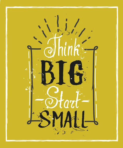 Think small Vector Art Stock Images | Depositphotos