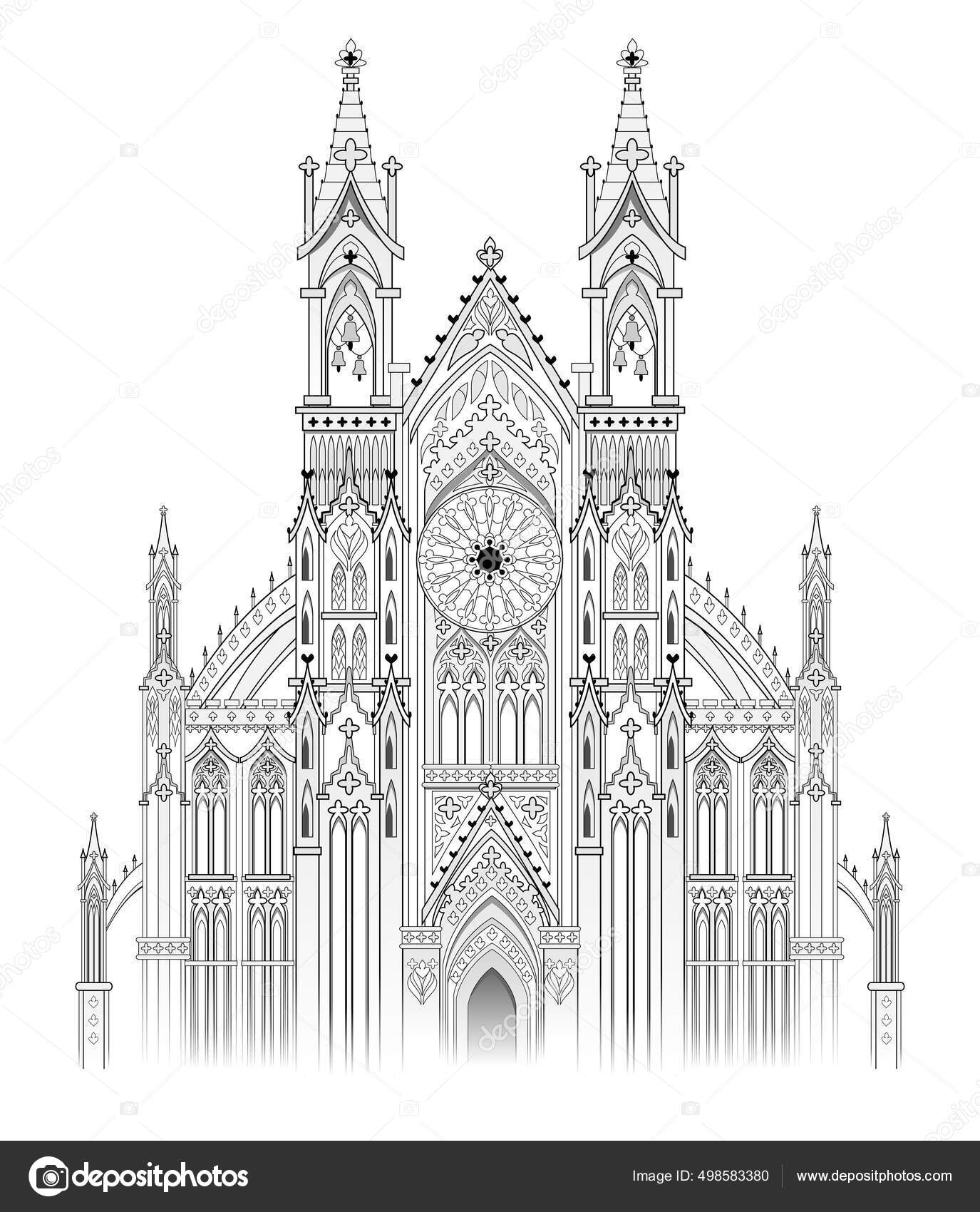 Gotiske Slottstegninger